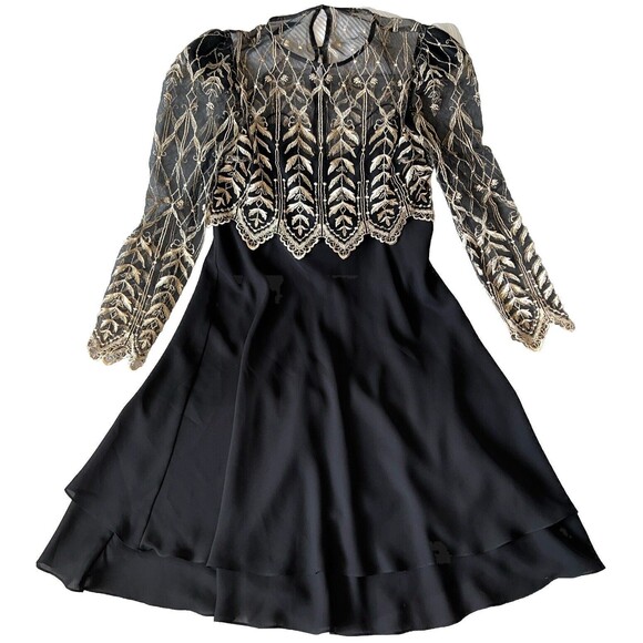 Cachet | Dresses | Cachet By Bari Protas Vintage Women 9 Formal Gown ...